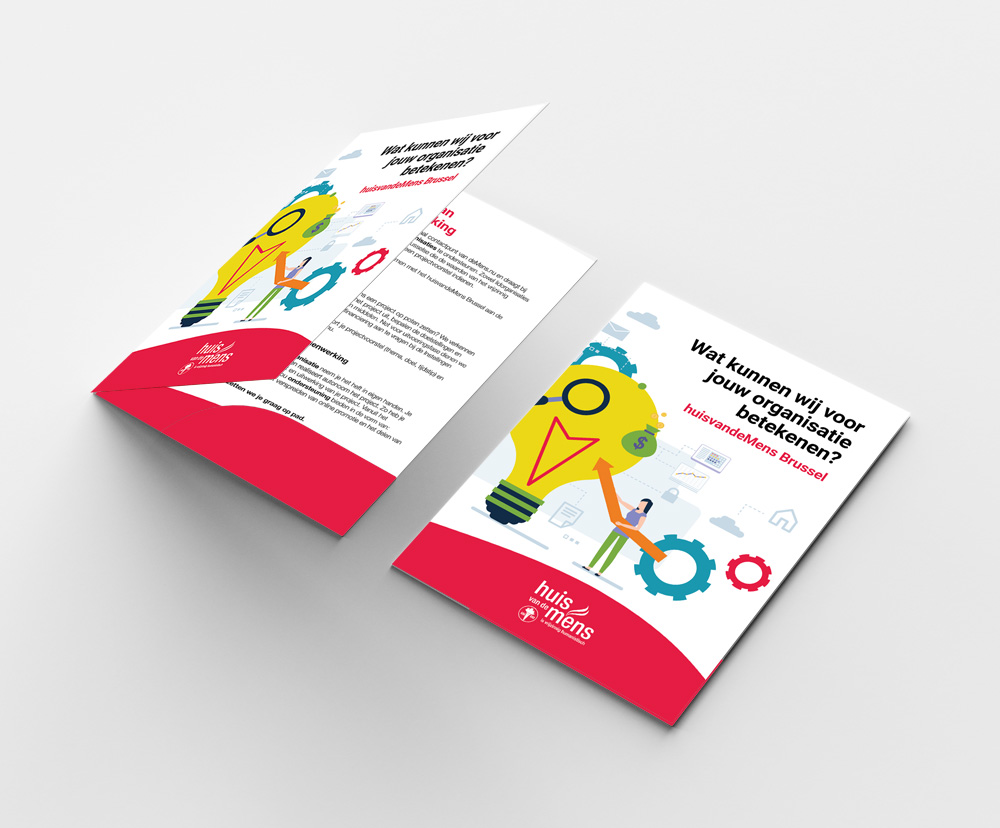 Flyer with flowchart – Studio Cuscus