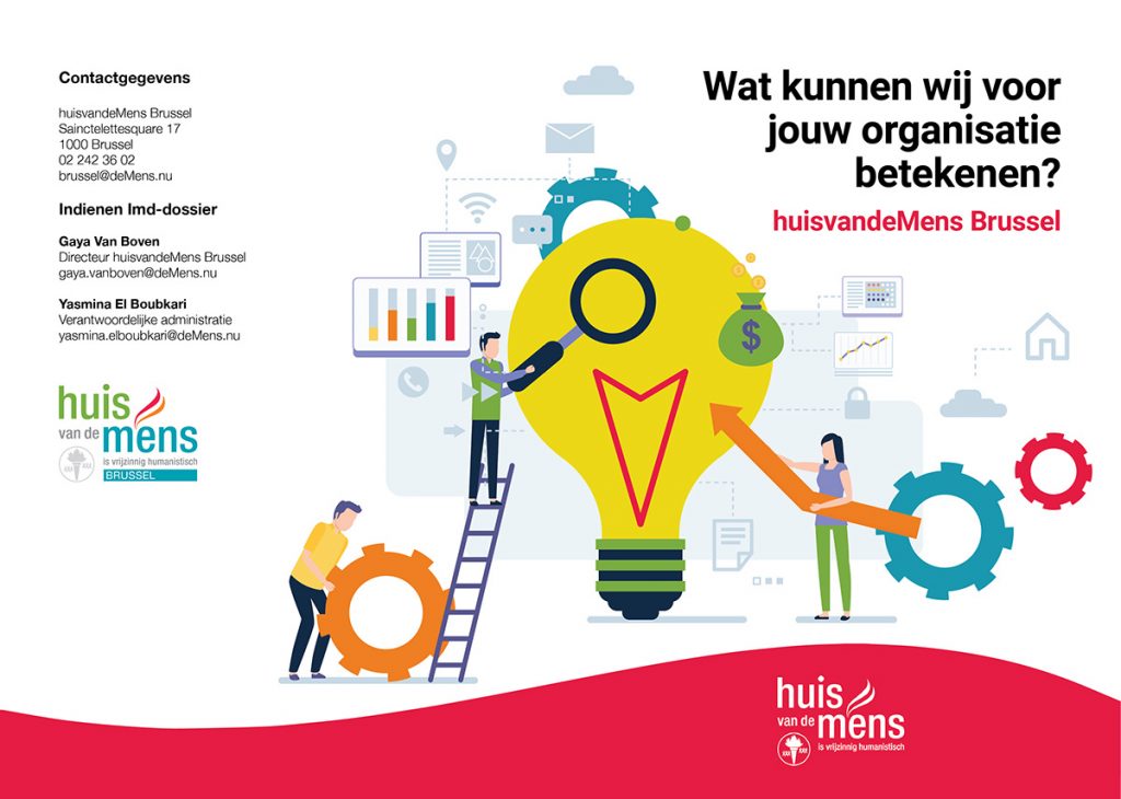 Flyer with flowchart – Studio Cuscus